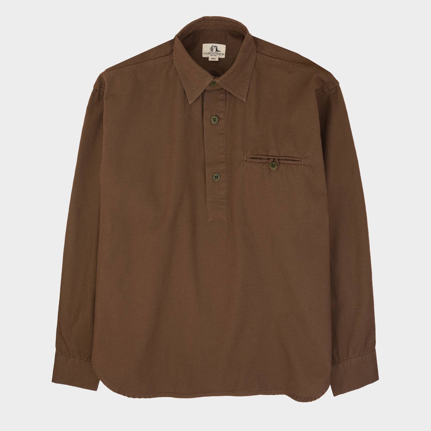 Washed Cotton Gardening Smock No. 2 in Bark – Gardenheir