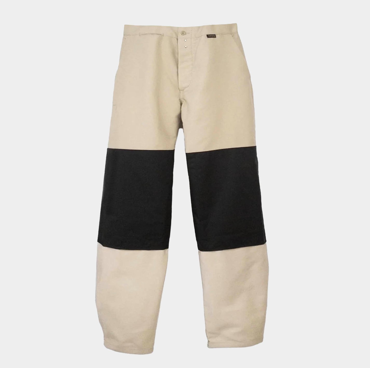 Le Laboureur French Cotton Moleskin Farm Pant in Dune/ Black – Gardenheir