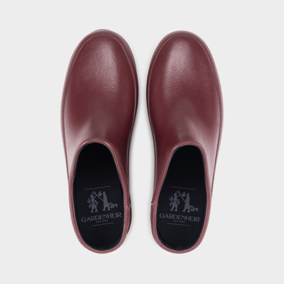 Easy Garden Clogs in Oxblood – Gardenheir