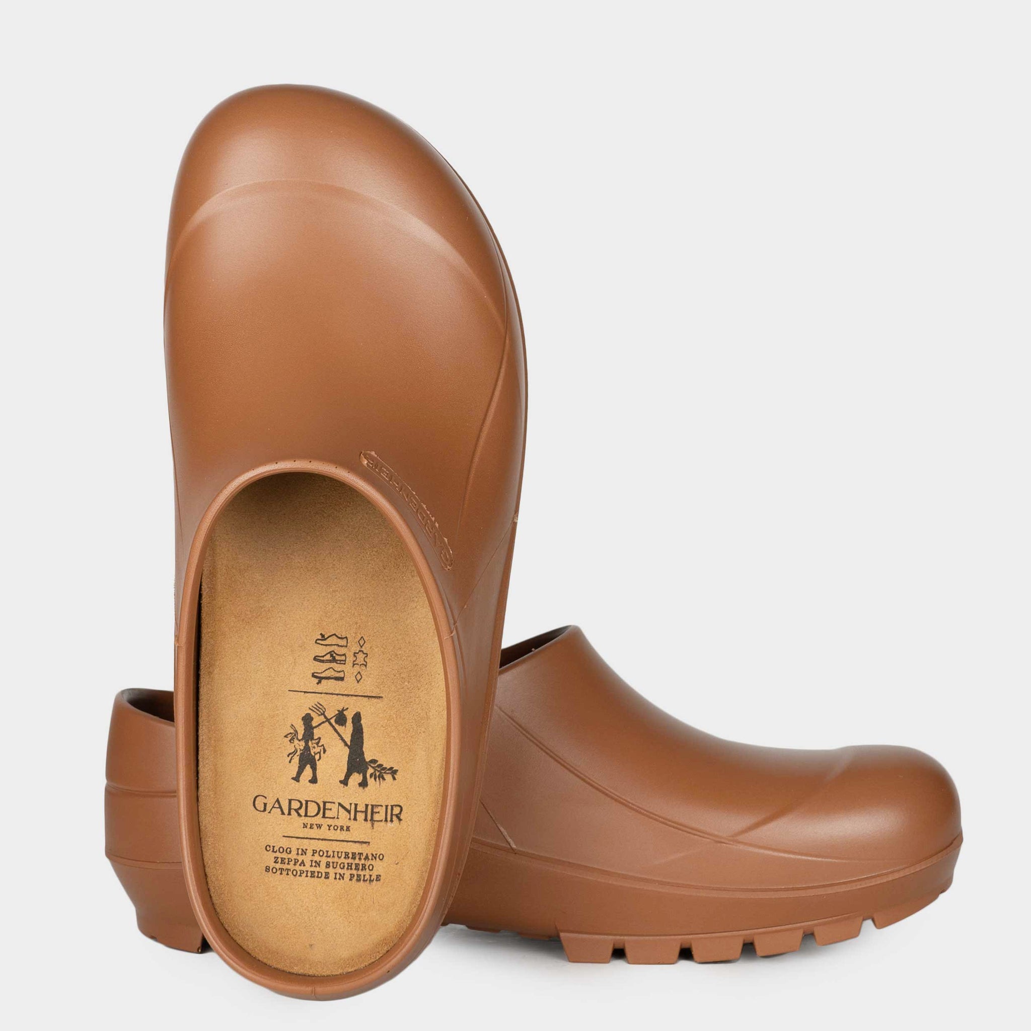 Italian Garden Clogs in Caramel – Gardenheir