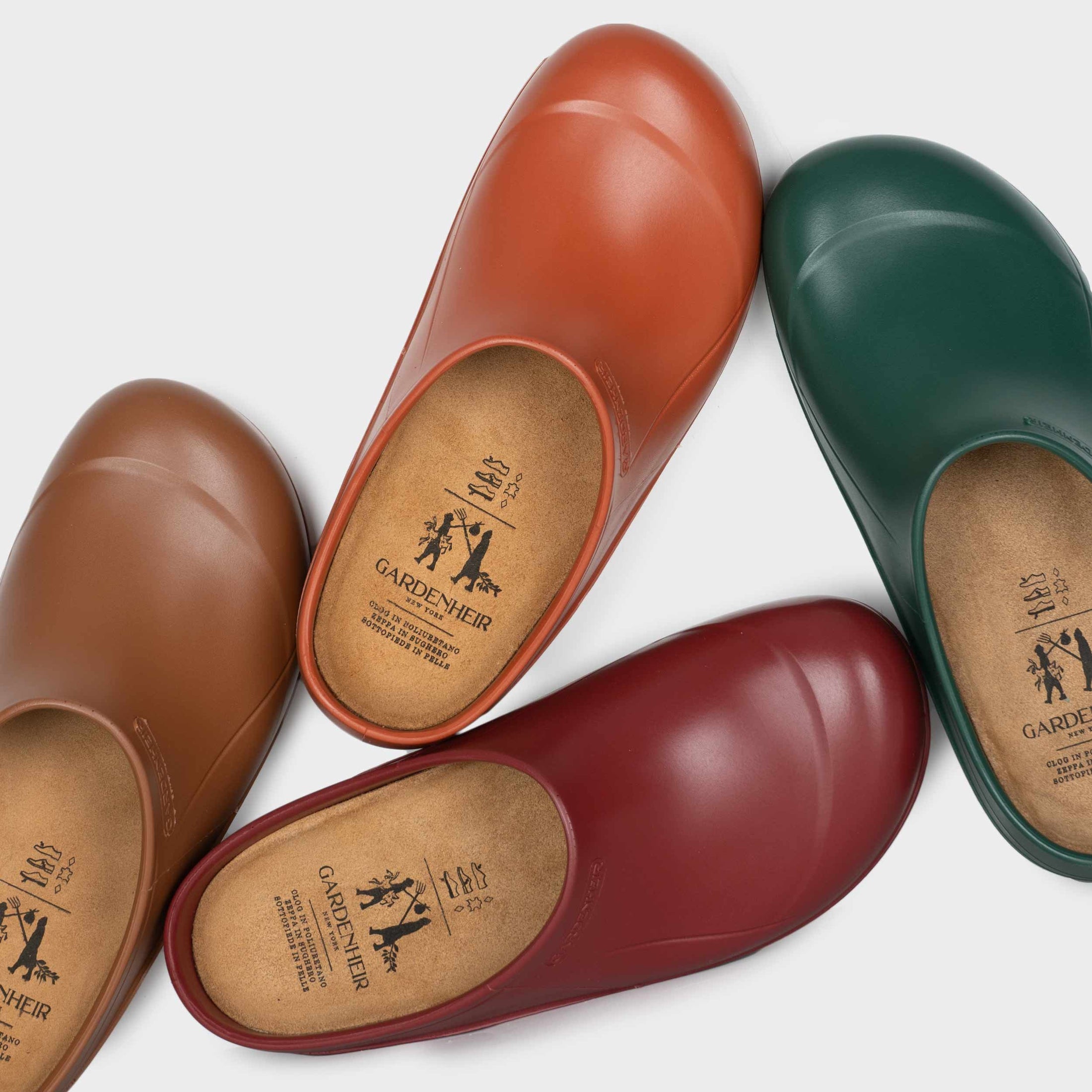 Italian Garden Clogs in Caramel – Gardenheir