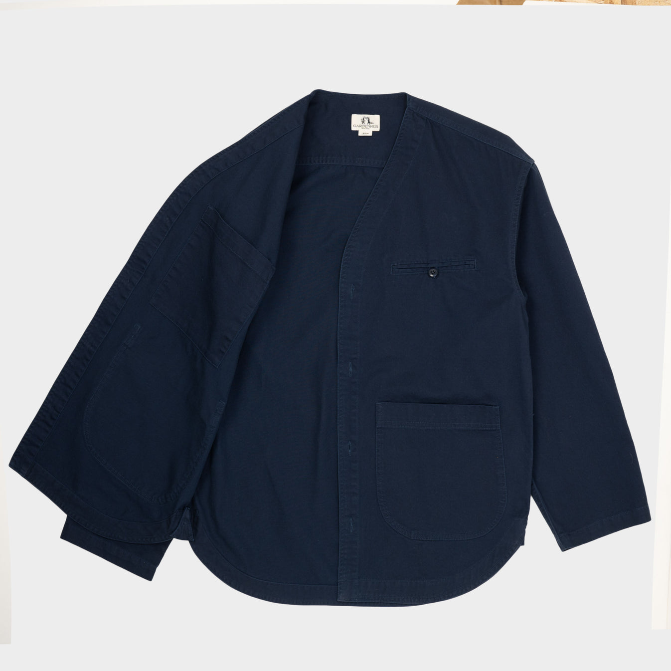 Washed Cotton Twill Easy Gardening Jacket in Indigo – Gardenheir