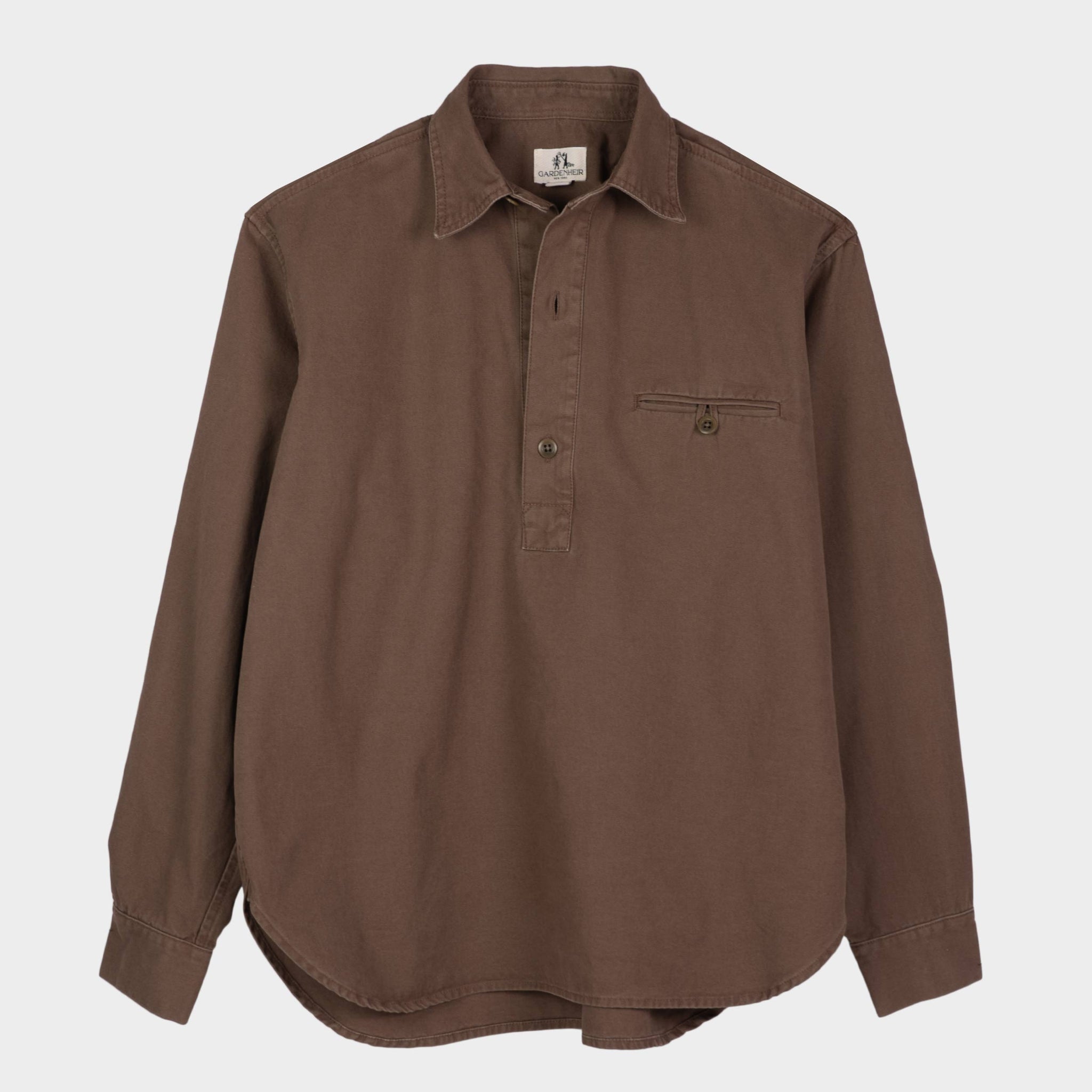 Washed Cotton Gardening Smock No. 2 in Bark – Gardenheir