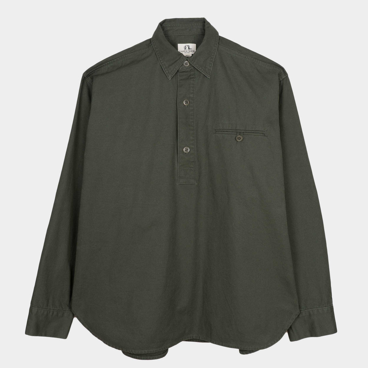 Washed Cotton Gardening Smock No. 2 in Olive – Gardenheir