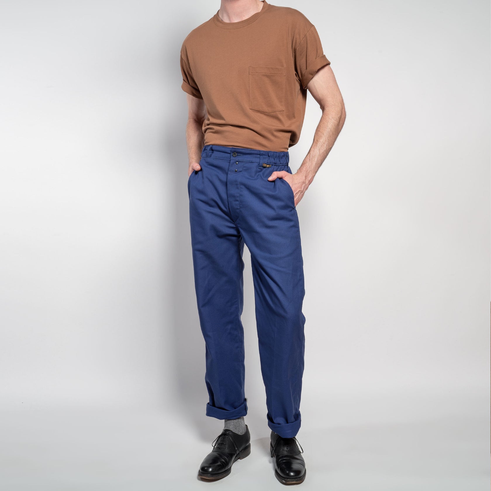 Le Laboureur French Cotton Work Pant in Navy – Gardenheir