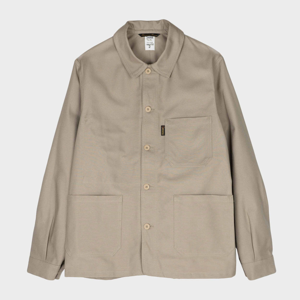 Le Laboureur French Cotton Work Jacket in Beige – Gardenheir