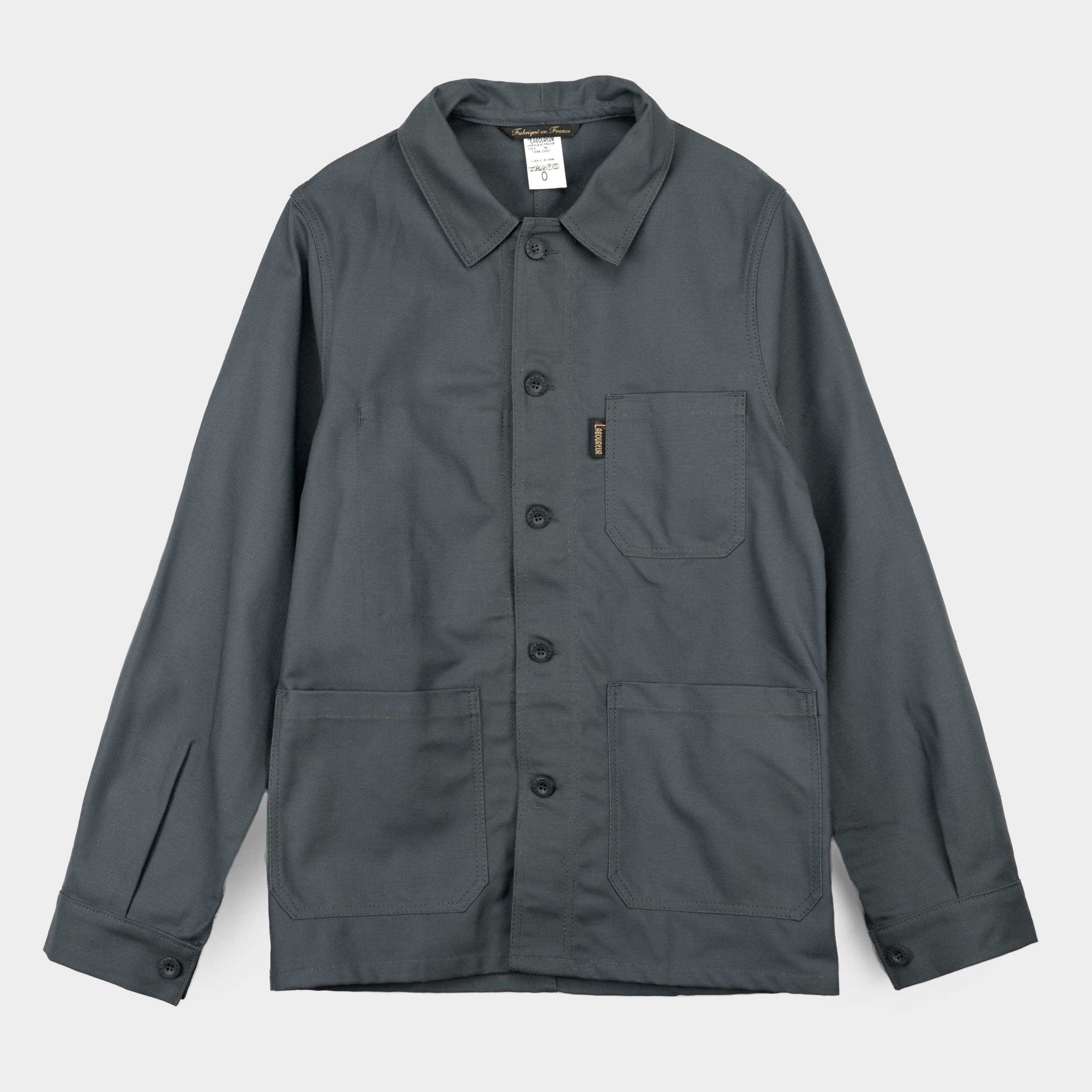 Le Laboureur French Cotton Work Jacket in Grey – Gardenheir