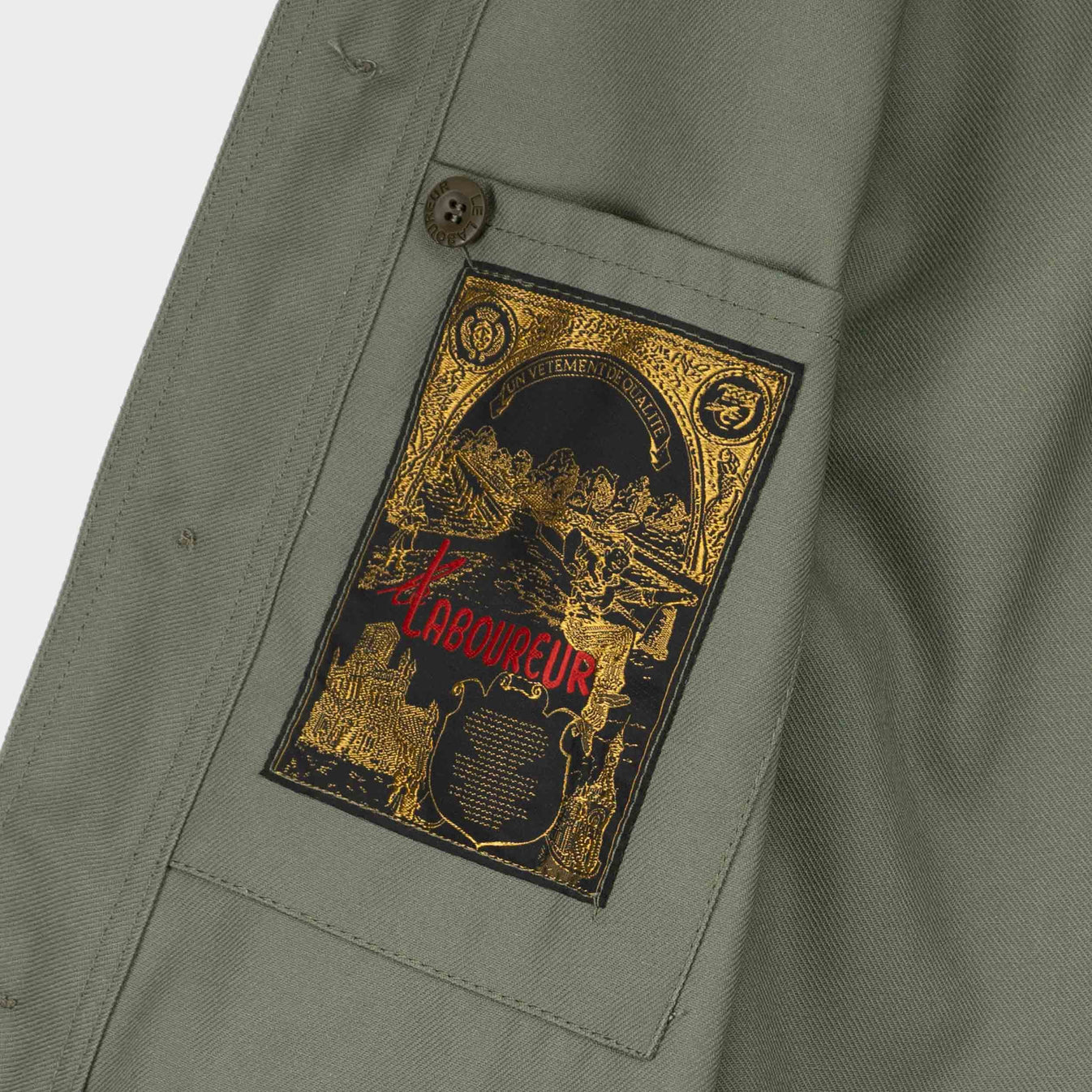 Le Laboureur Work Jacket in Olive Green – Gardenheir