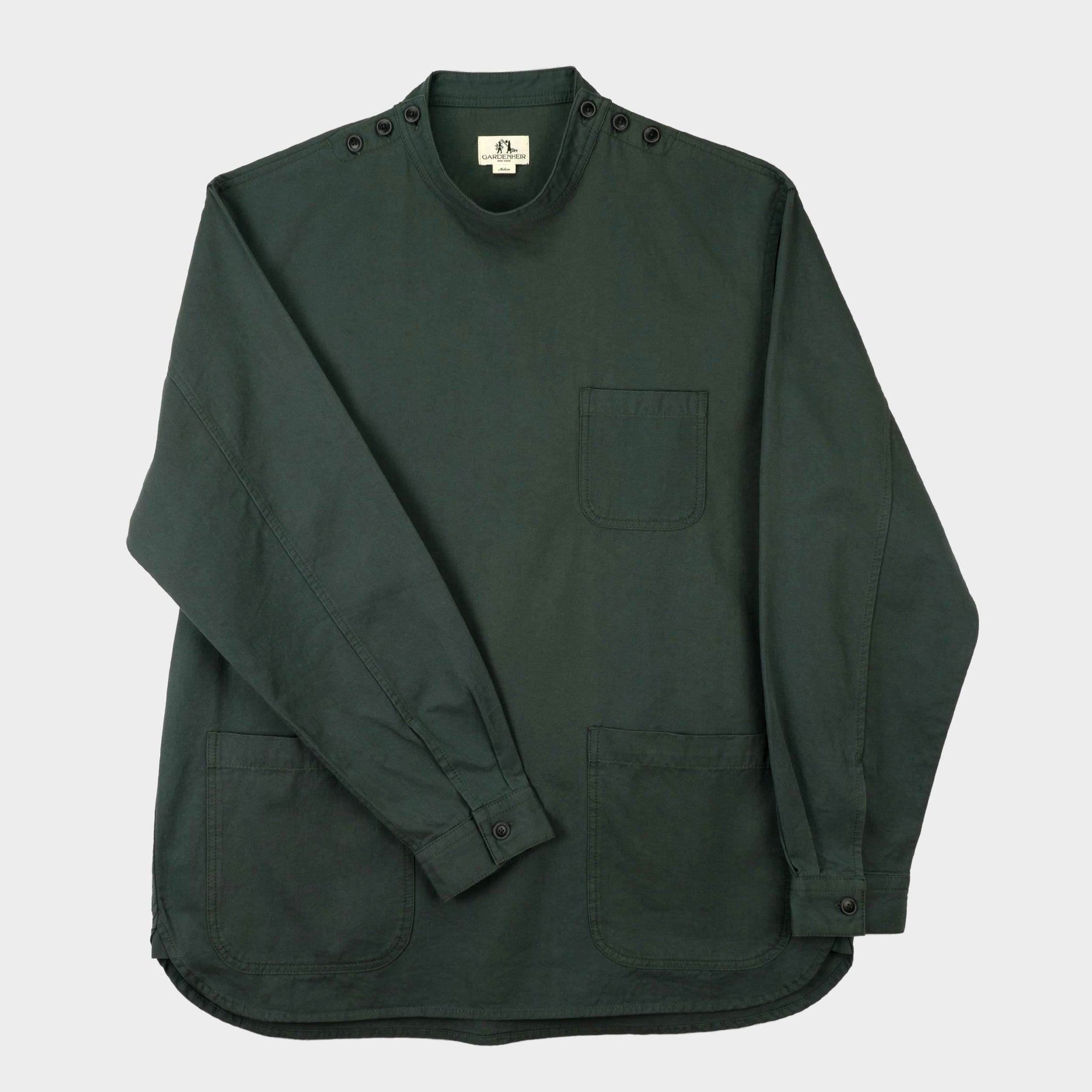 Washed Cotton Drill Gardening Smock in Spruce – Gardenheir