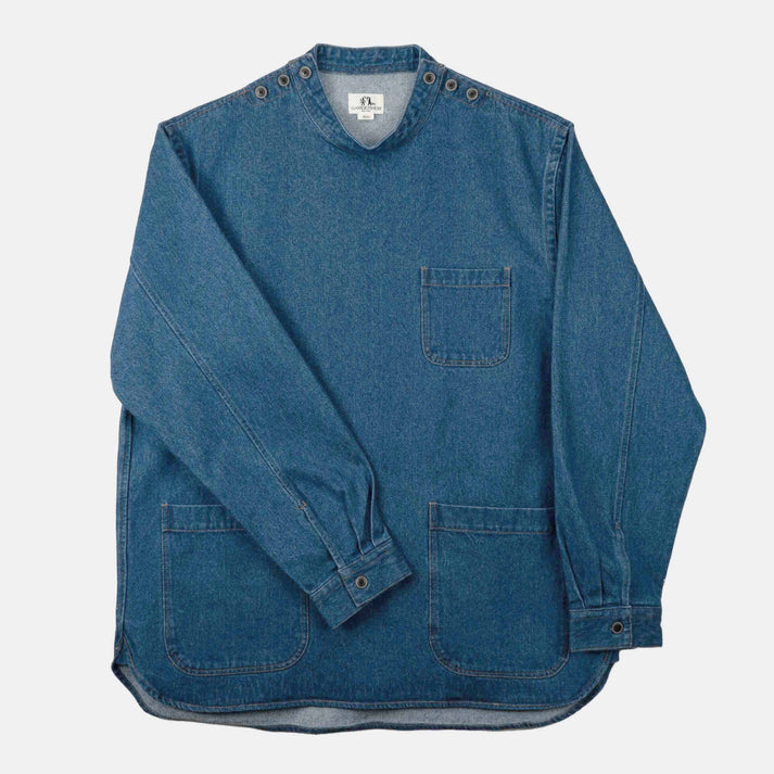 Japanese Denim Gardening Smock in Dark Denim – Gardenheir