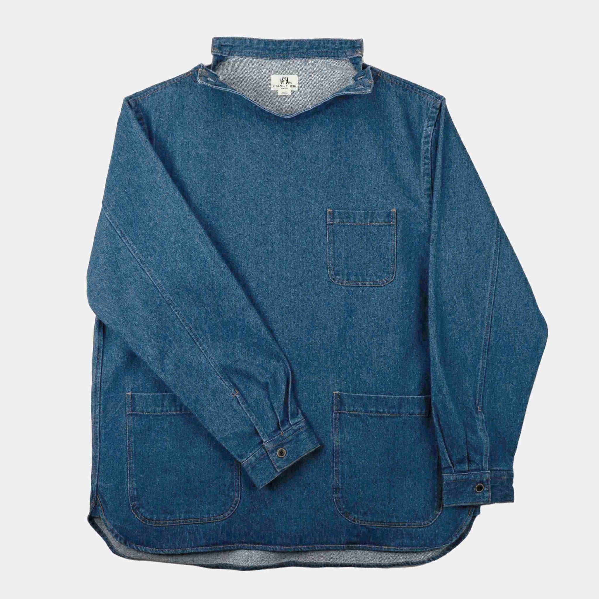 Japanese Denim Gardening Smock in Dark Denim – Gardenheir